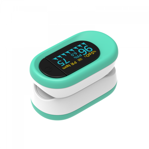 fingertip pulse oximeter could simultaneously measure the SpO2, pulse ...